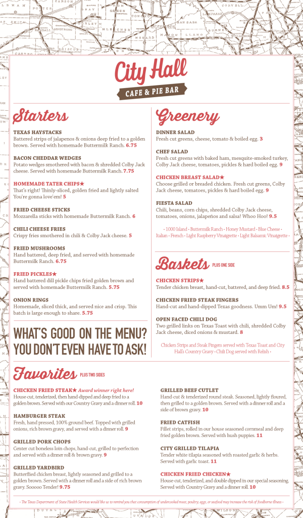 City Hall Menu vFinal – THE OFFICIAL OFFICE OF